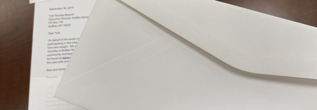 Cover Letters – Institute for Music Leadership